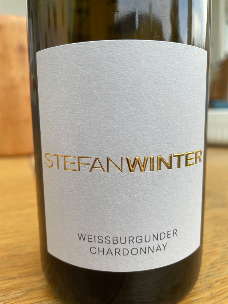 2020 Stefan Winter Weissburgunder Chardonnay, Germany, Rheinhessen ...