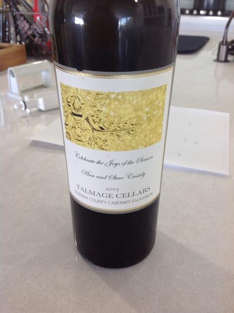 2005 Talmage Cellars Cabernet Sauvignon, USA, California, Sonoma County ...