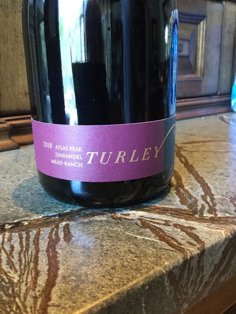 2018 Turley Zinfandel Mead Ranch, USA, California, Napa Valley, Atlas ...