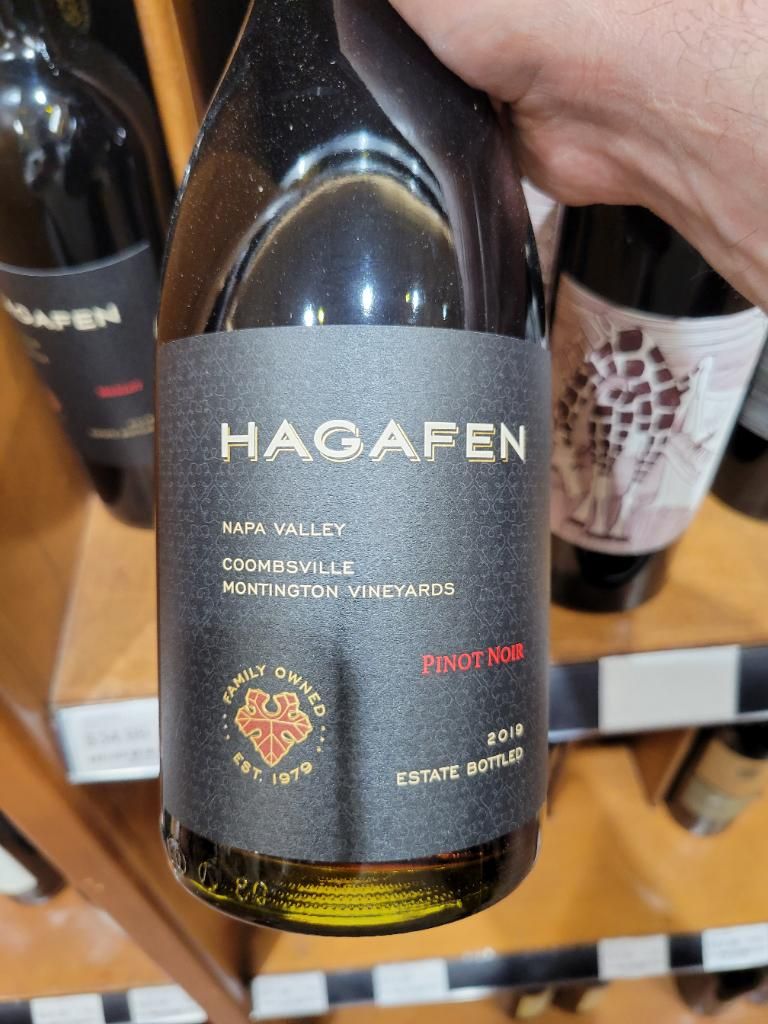 2019 Hagafen Pinot Noir Kosher Estate Bottled Napa Valley, USA ...