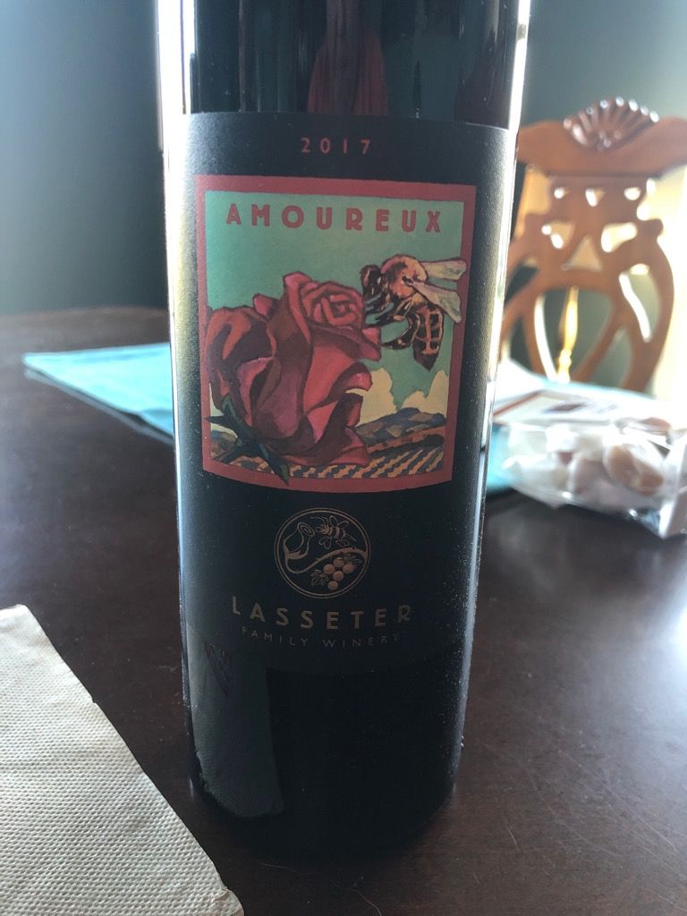 2017 Lasseter Family Winery Amoureux, USA, California, Sonoma County ...