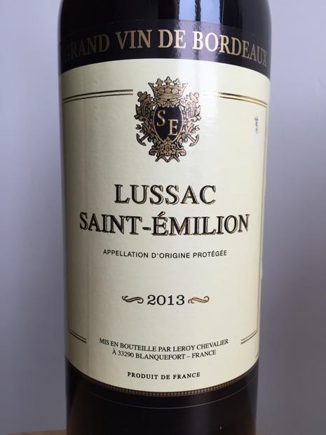 2013 Lussac Saint-Emilion, France, Bordeaux, Libournais, Lussac-St ...