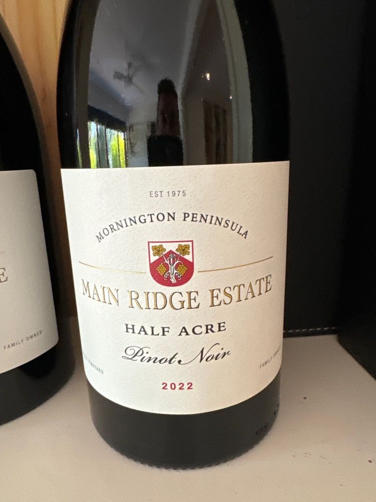 2023 Main Ridge Estate Pinot Noir Half Acre, Australia, Victoria, Port ...