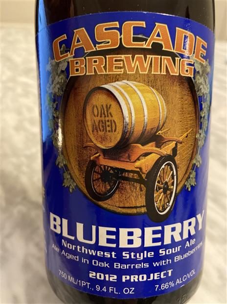 2014 Cascade Brewing Blueberry, USA, Oregon - CellarTracker