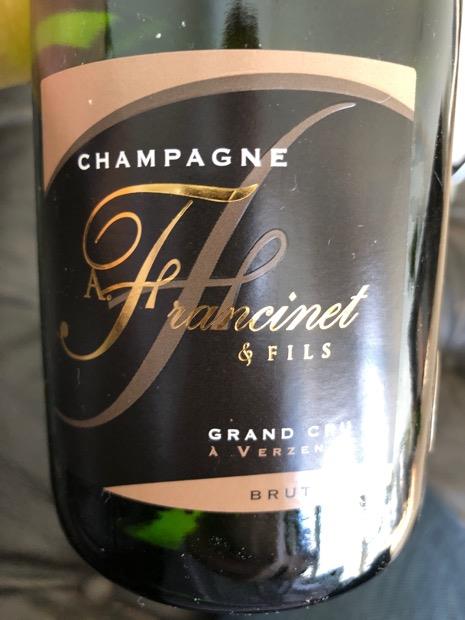 NV A. Francinet et Fils Champagne Grand Cru, France, Champagne ...