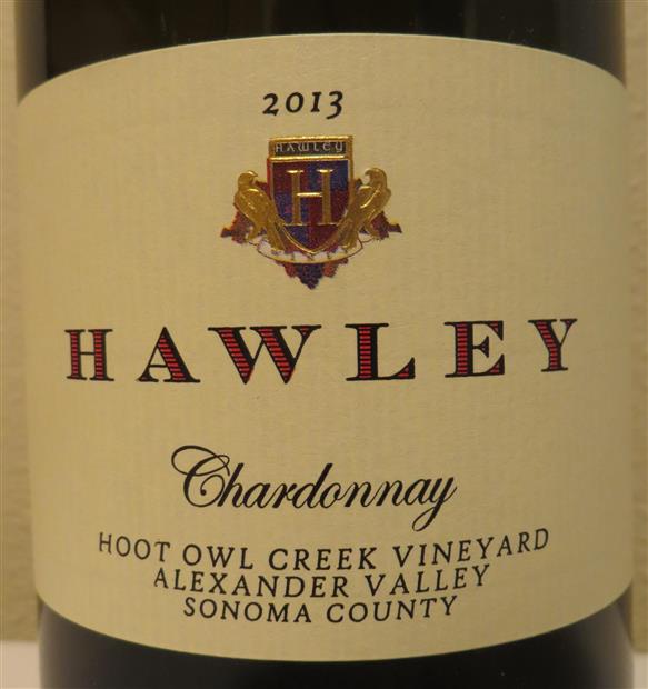 2011 Hawley Wine Chardonnay Hoot Owl Creek Vineyard, USA, California ...