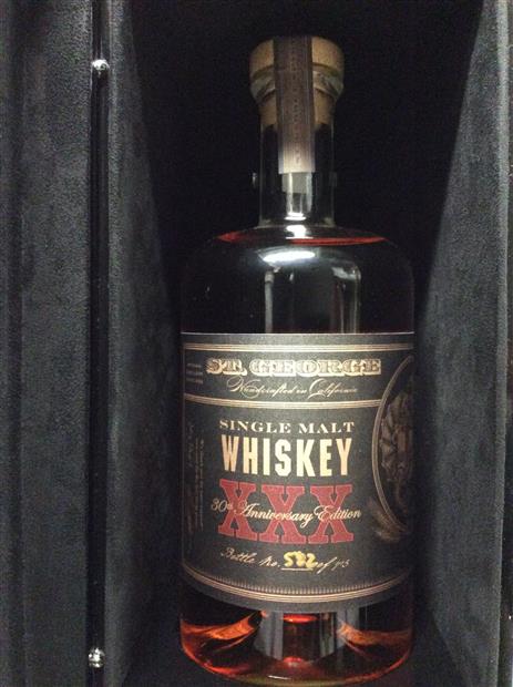 NV St. George Spirits Single Malt Whiskey 30th Anniversary Edition, USA ...