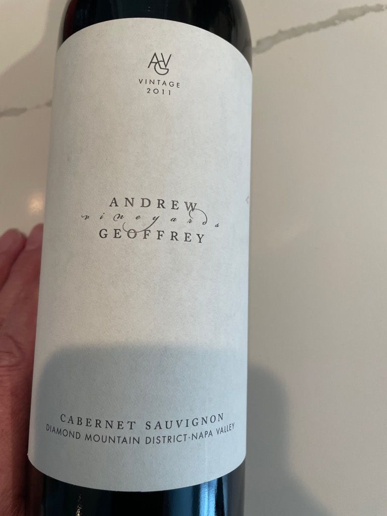 2010 Andrew Geoffrey Vineyards Cabernet Sauvignon Ascent Diamond ...