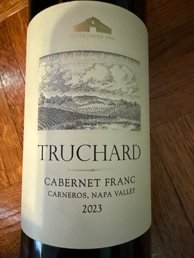 2023 Truchard Cabernet Franc, USA, California, Napa / Sonoma, Carneros ...