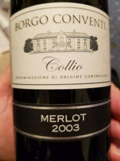 2019 Azienda Agricola Borgo Conventi Collio Merlot, Italy, Friuli ...
