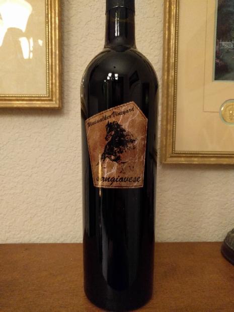 2013 Windwalker Vineyard Sangiovese, USA, California, Sierra Foothills ...