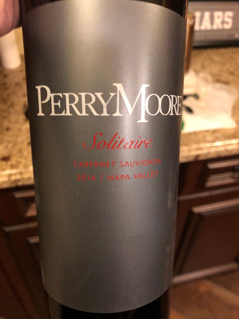 2014 Perry Moore Cabernet Sauvignon Solitaire, USA, California, Napa ...