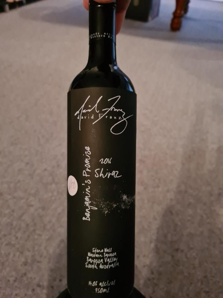 2017 David Franz Shiraz Benjamin's Promise, Australia, South Australia, Barossa - CellarTracker