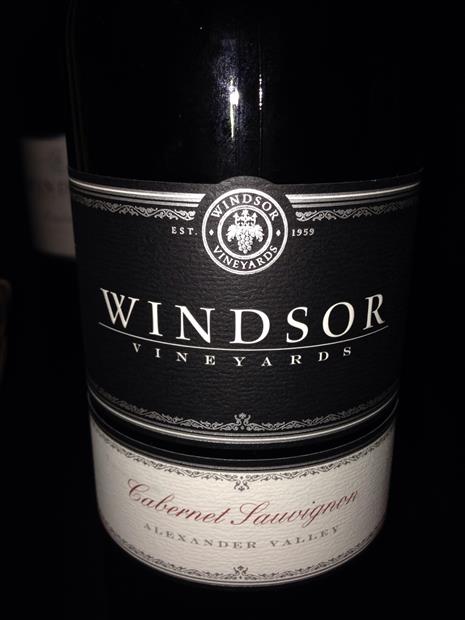 2012 Windsor Vineyards Cabernet Sauvignon Alexander Valley, USA ...