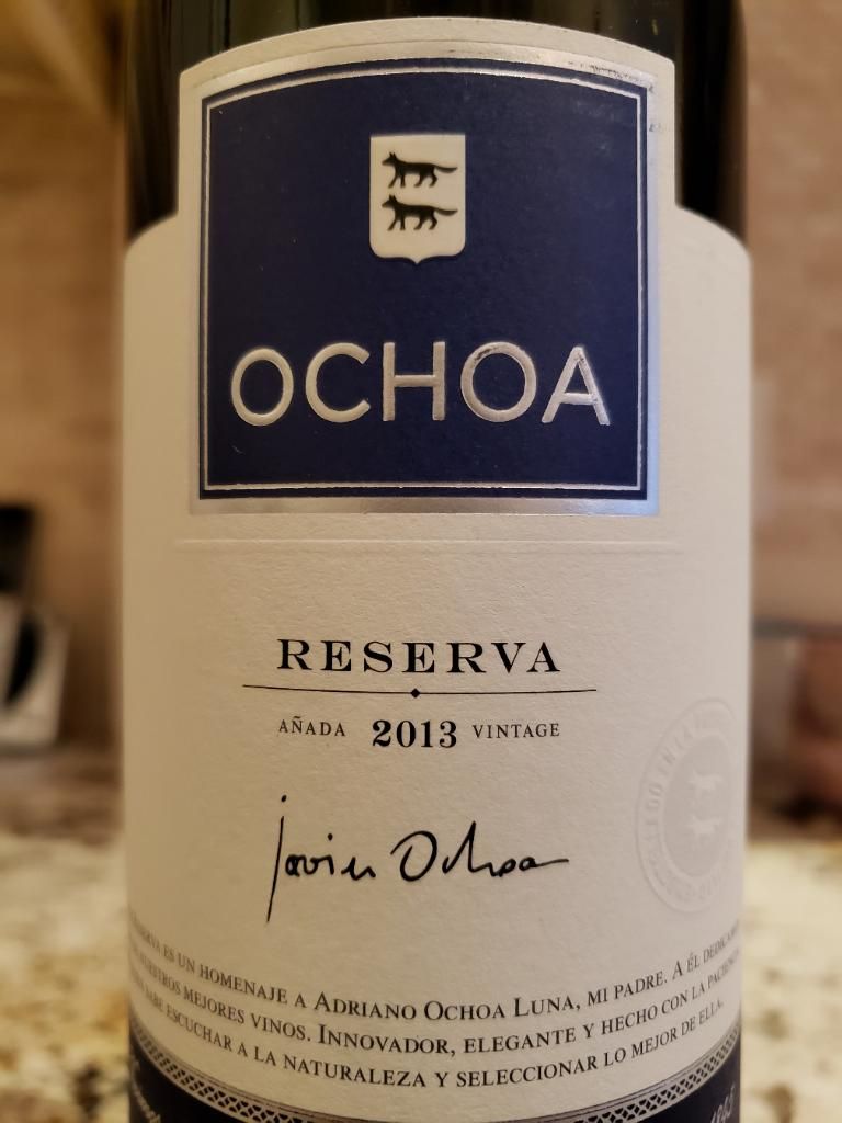 2014 Bodegas Ochoa Navarra Reserva, Spain, Navarra - CellarTracker