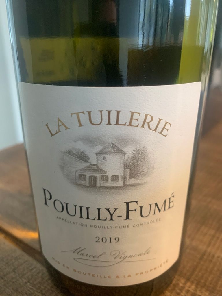 2018 Marcel Vignoule Pouilly-Fumé La Tuilerie, France, Loire Valley ...