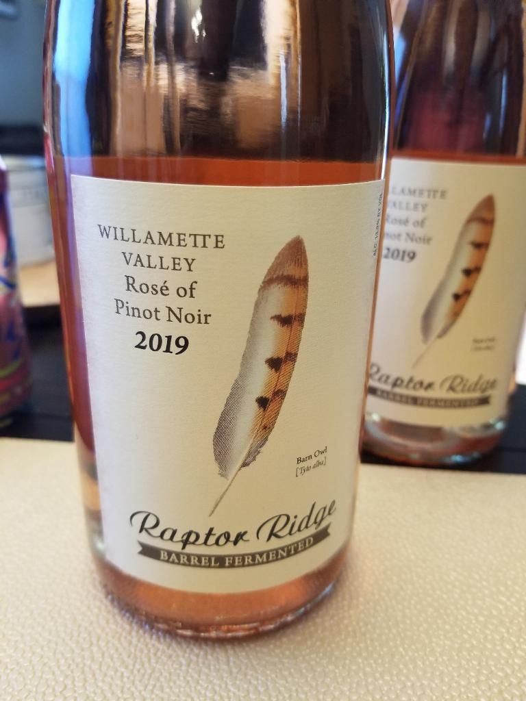 2021 Raptor Ridge Rosé of Pinot Noir Barrel Fermented, USA, Oregon ...
