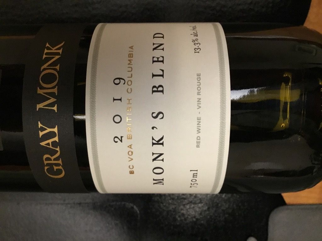 2020 Gray Monk Estate Winery Monk's Blend, Canada, British Columbia ...