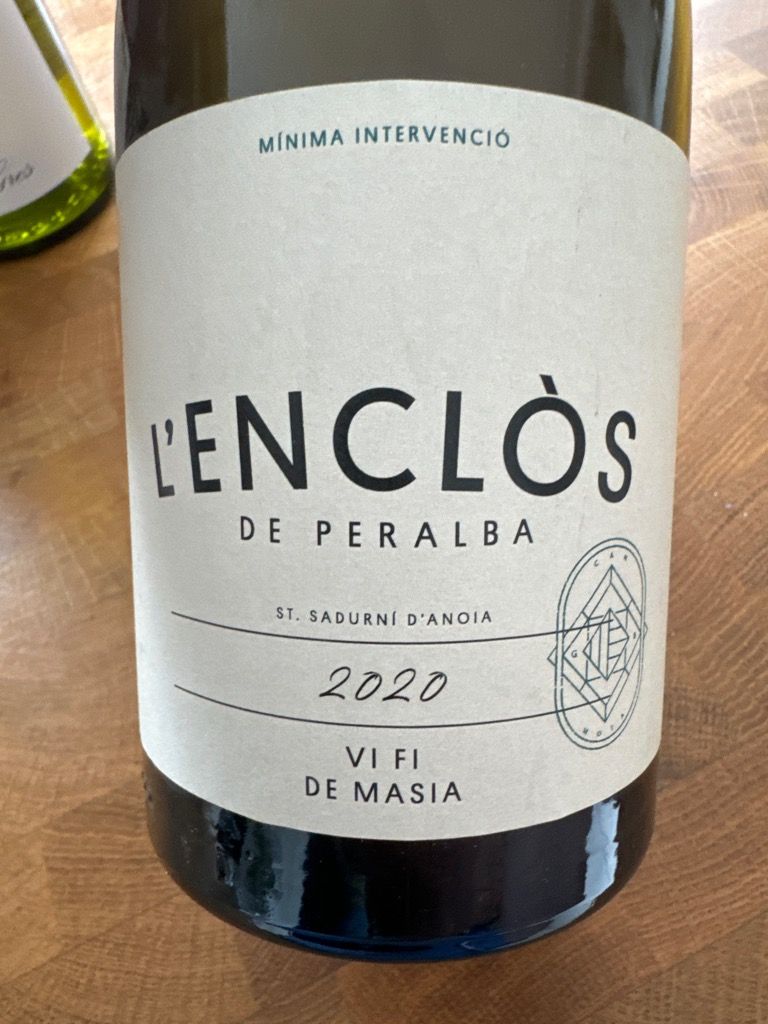 2020 L'enclos De Peralba Catalunya Vi Fi de Masia Blanc, Spain ...