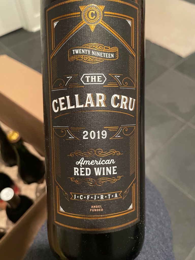2019 The Cellar Cru American Red Wine, USA, American - CellarTracker