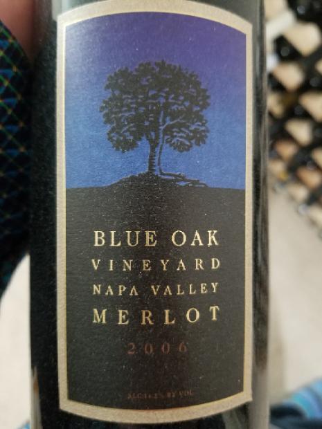 2006 Blue Oak Vineyards Merlot, USA, California, Napa Valley ...