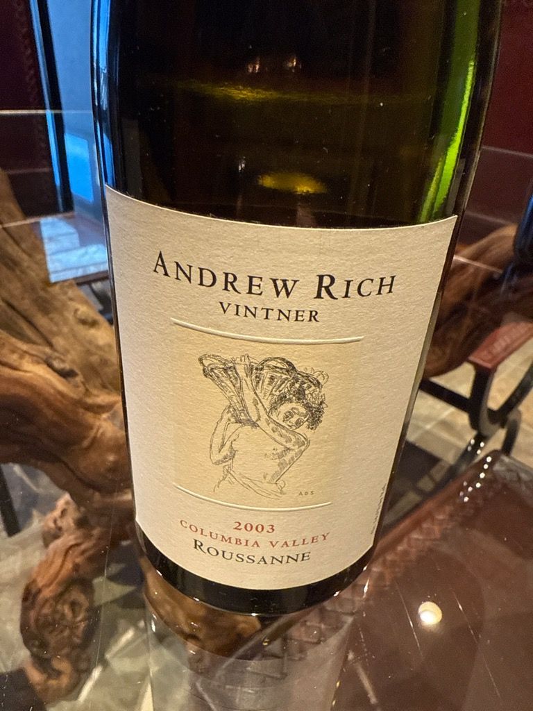 2003 Andrew Rich Syrah Prometheus, USA, Washington, Columbia Valley ...