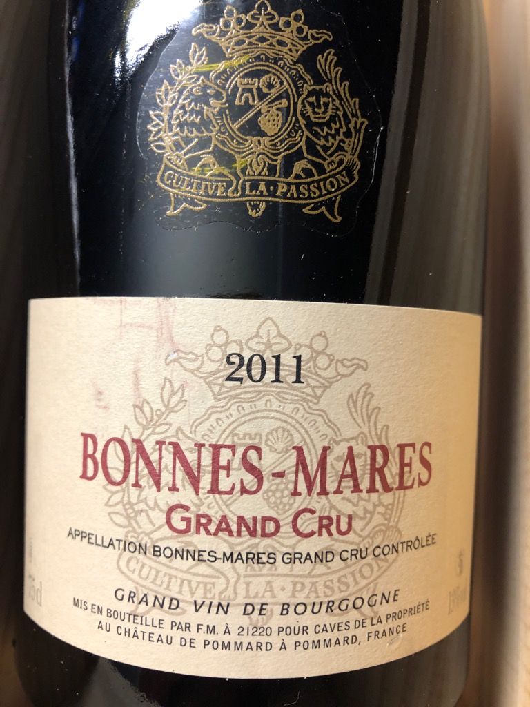2011 Château de Pommard Bonnes Mares, France, Burgundy, Côte de Nuits ...