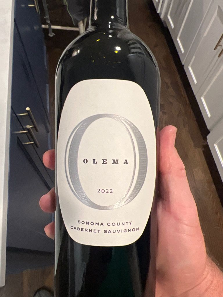 2022 Olema Cabernet Sauvignon, USA, California, Sonoma County ...