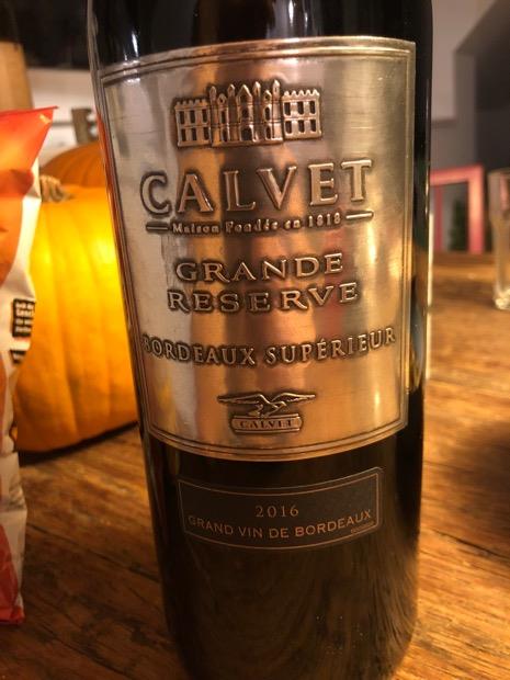 2016 Calvet Grande Réserve, France, Bordeaux, Bordeaux Supérieur ...