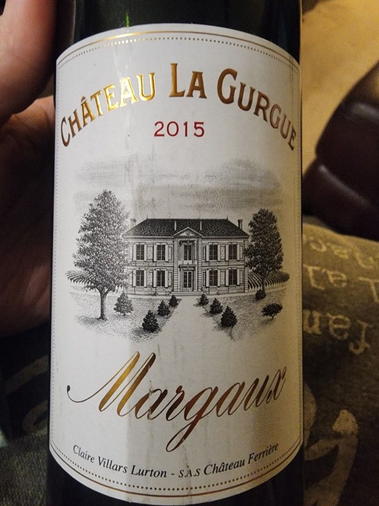 2015 Château La Gurgue, France, Bordeaux, Médoc, Margaux - CellarTracker