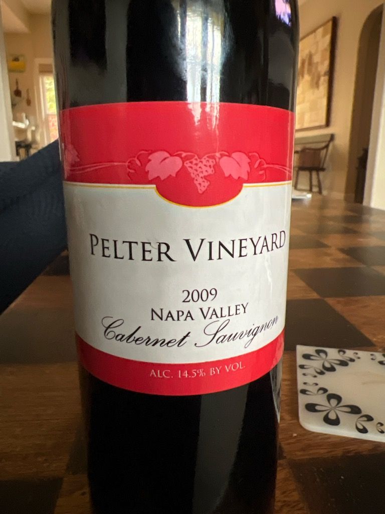 2009 Pelter Vineyard Cabernet Sauvignon, USA, California, Napa Valley ...