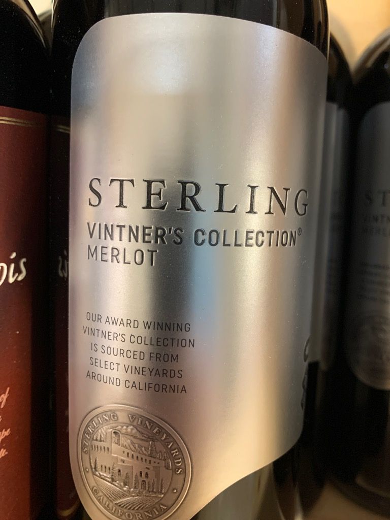 2017 Sterling Vineyards Merlot Vintner's Collection, USA, California ...