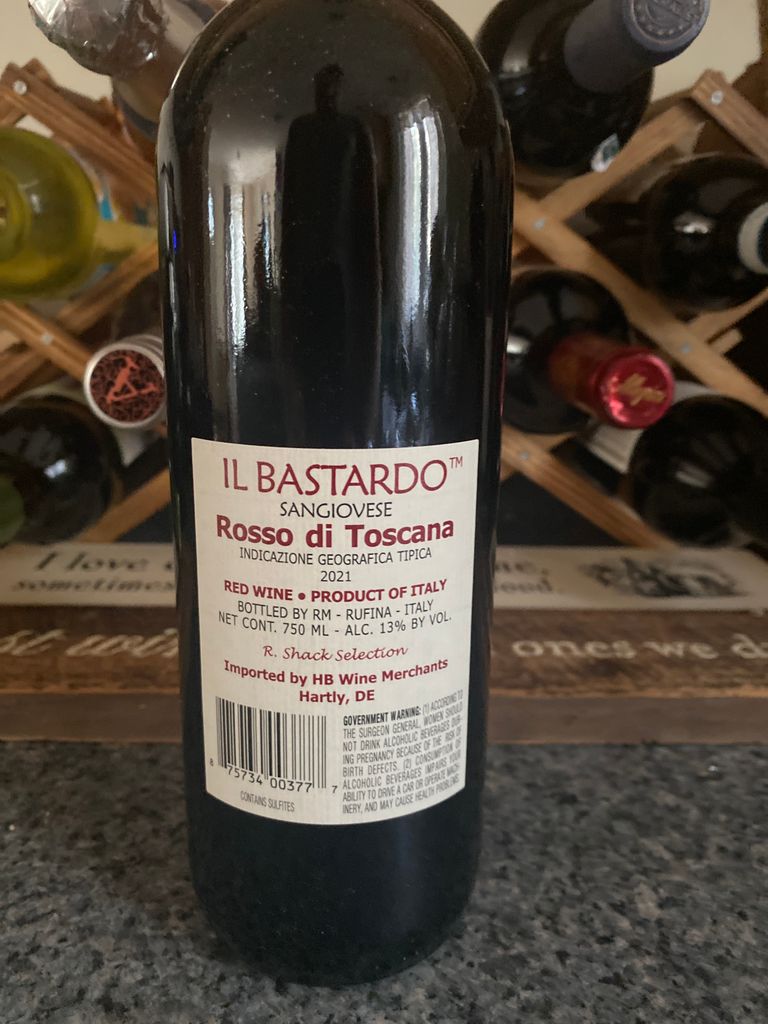 2021 Il Bastardo Sangiovese Toscana IGT, Italy, Tuscany, Toscana IGT ...