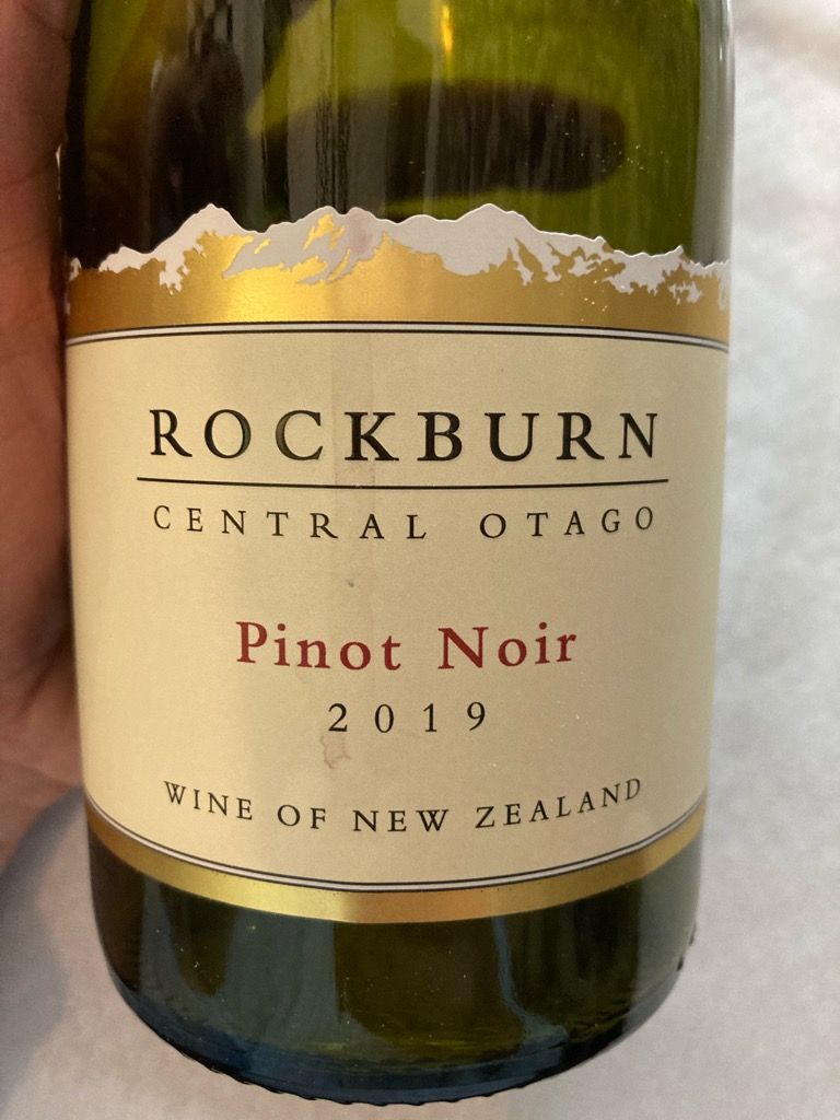 2019 Rockburn Pinot Noir, New Zealand, South Island, Otago, Central ...