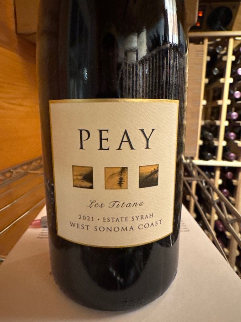 2021 Peay Vineyards Syrah Les Titans, USA, California, Sonoma County ...