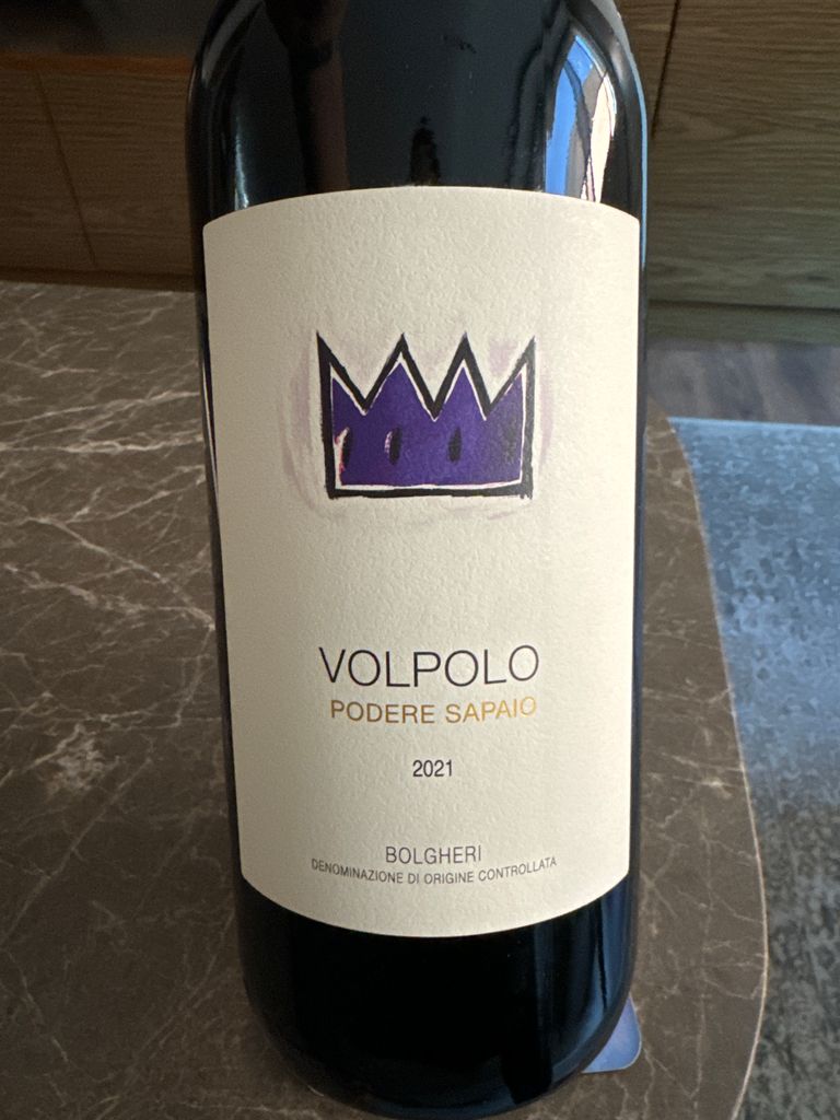 2021 Podere Sapaio Volpolo, Italy, Tuscany, Bolgheri - CellarTracker