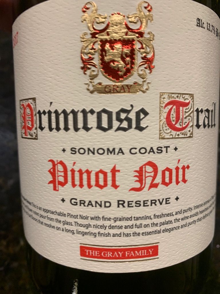 Primrose Trail - CellarTracker