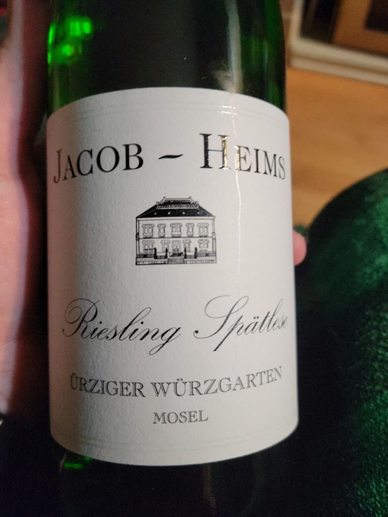2020 Jacob Heims Ürziger Würzgarten Riesling Spätlese, Germany, Mosel ...