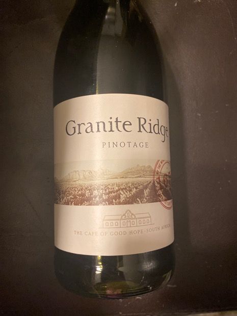 2021 Granite Ridge Pinotage, South Africa, Coastal Region, Stellenbosch ...