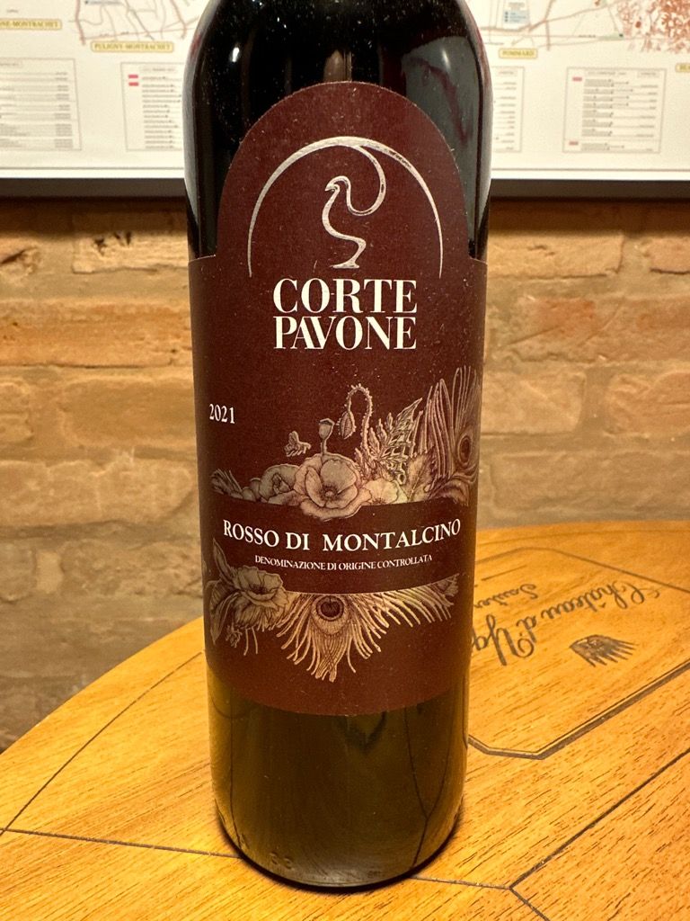 2021 Tenuta Corte Pavone Rosso di Montalcino, Italy, Tuscany, Montalcino, Rosso di Montalcino ...
