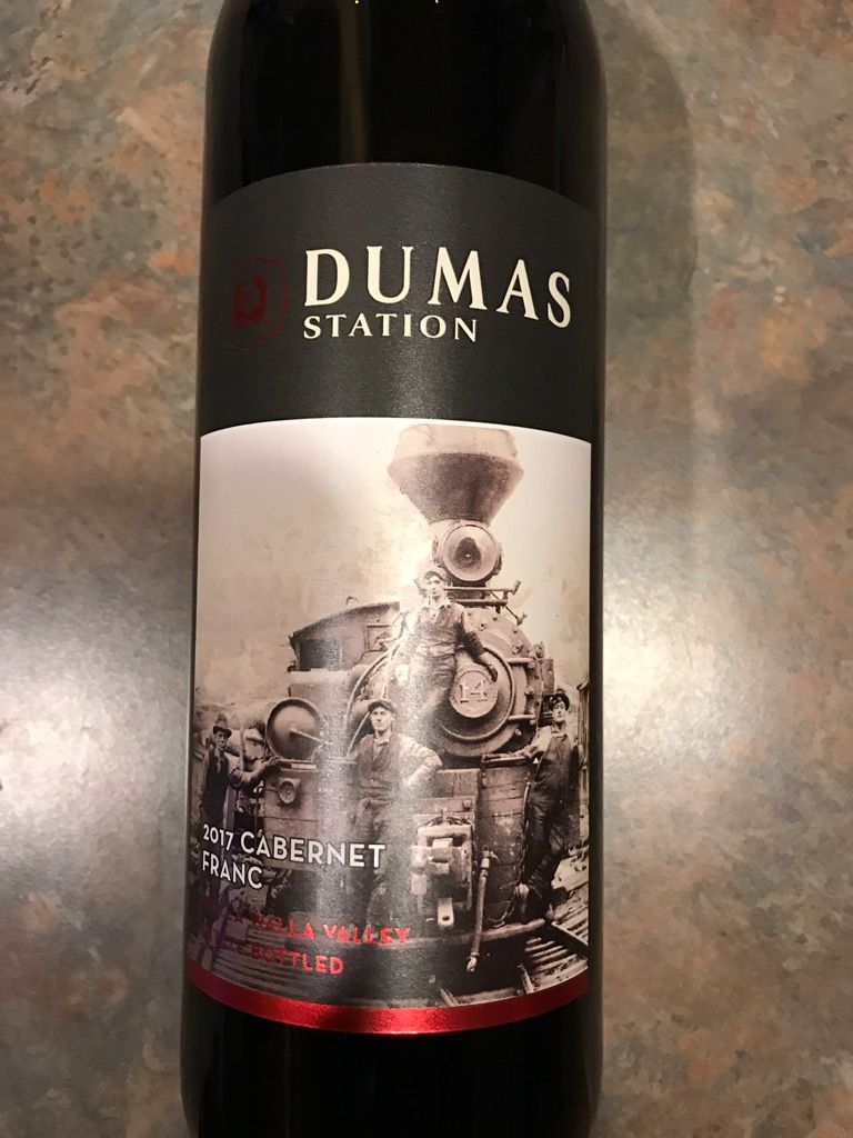 2017 Dumas Station Cabernet Franc Estate, USA, Washington, Columbia ...