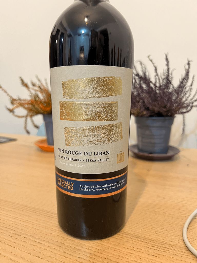 2020 Aldi Vin Rouge du Liban, Lebanon, Bekaa Valley - CellarTracker