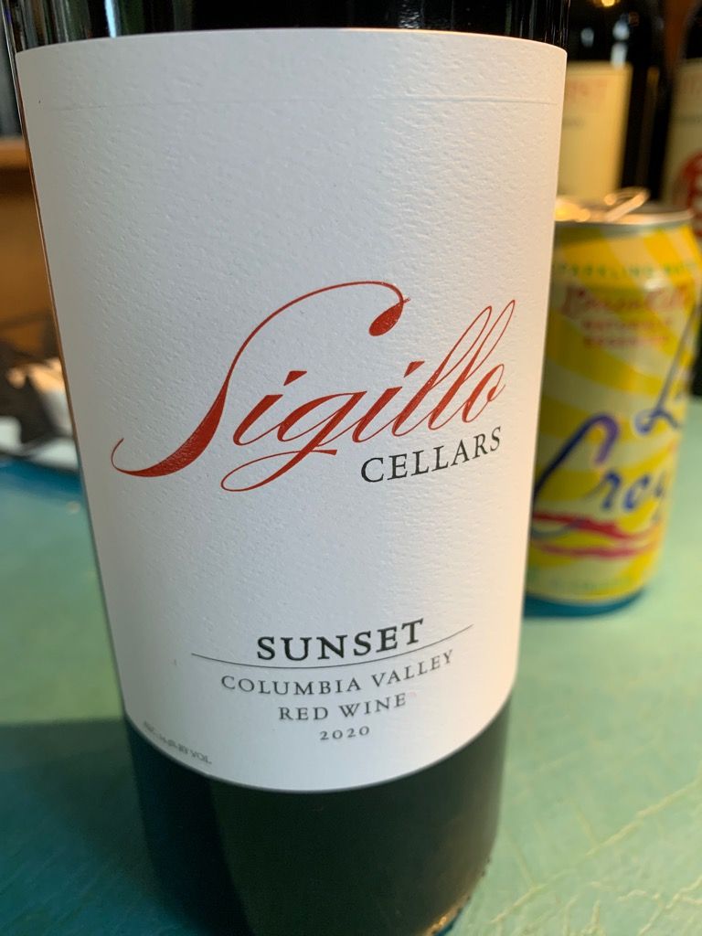 2020 Sigillo Cellars Sunset, USA, Washington, Columbia Valley ...