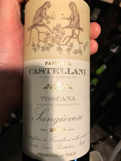 2016 Castellani Sangiovese Toscana IGT, Italy, Tuscany, Toscana IGT ...
