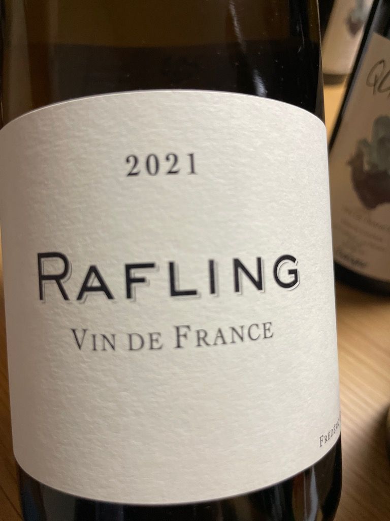 2020 Frédéric Cossard Rafling, France, Vin de France - CellarTracker