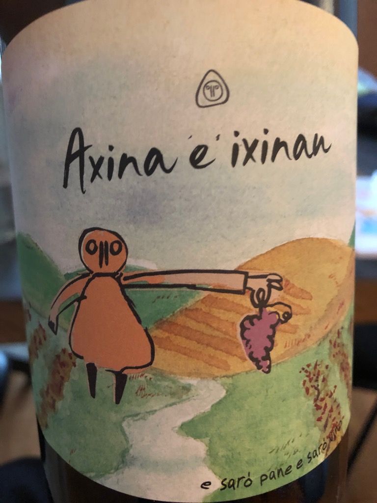2020 Panevino Axina e ixinau, Italy, Sardinia, Vino da Tavola ...