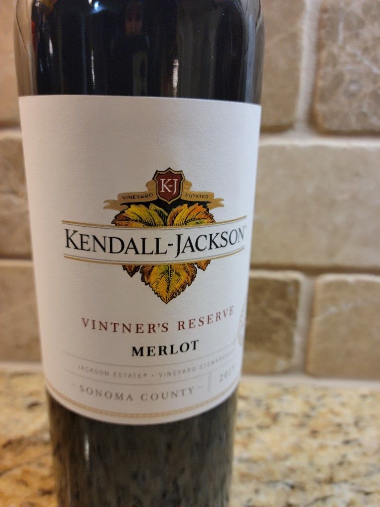 2015 Kendall-Jackson Merlot Vintner's Reserve, USA, California, Sonoma ...