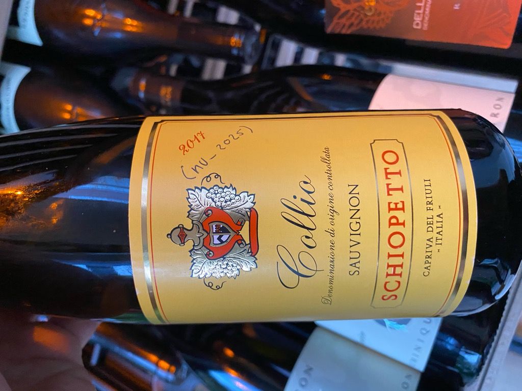 2017 Schiopetto Collio Sauvignon, Italy, Friuli-Venezia Giulia, Collio ...