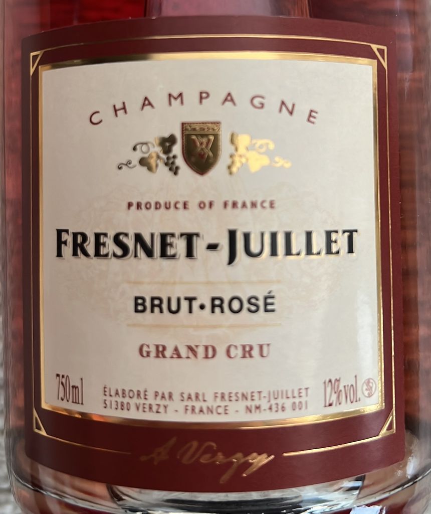 NV Fresnet-Juillet Champagne Grand Cru Brut Rosé, France, Champagne ...