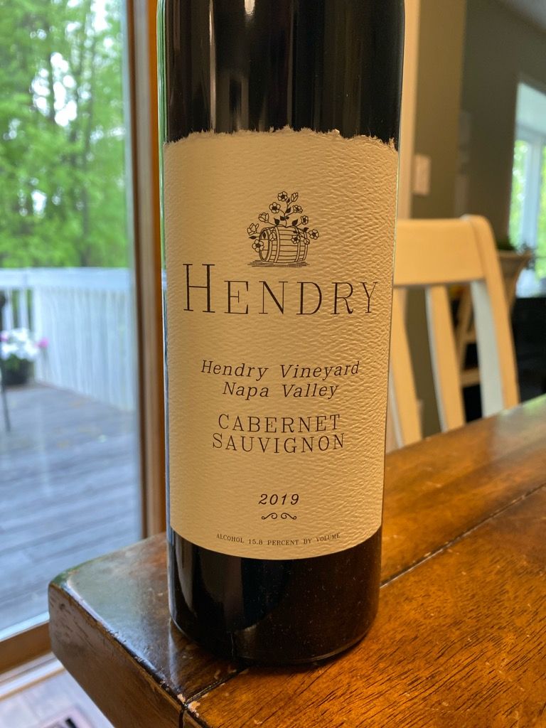 2019 Hendry Cabernet Sauvignon Hendry Vineyard, USA, California, Napa ...